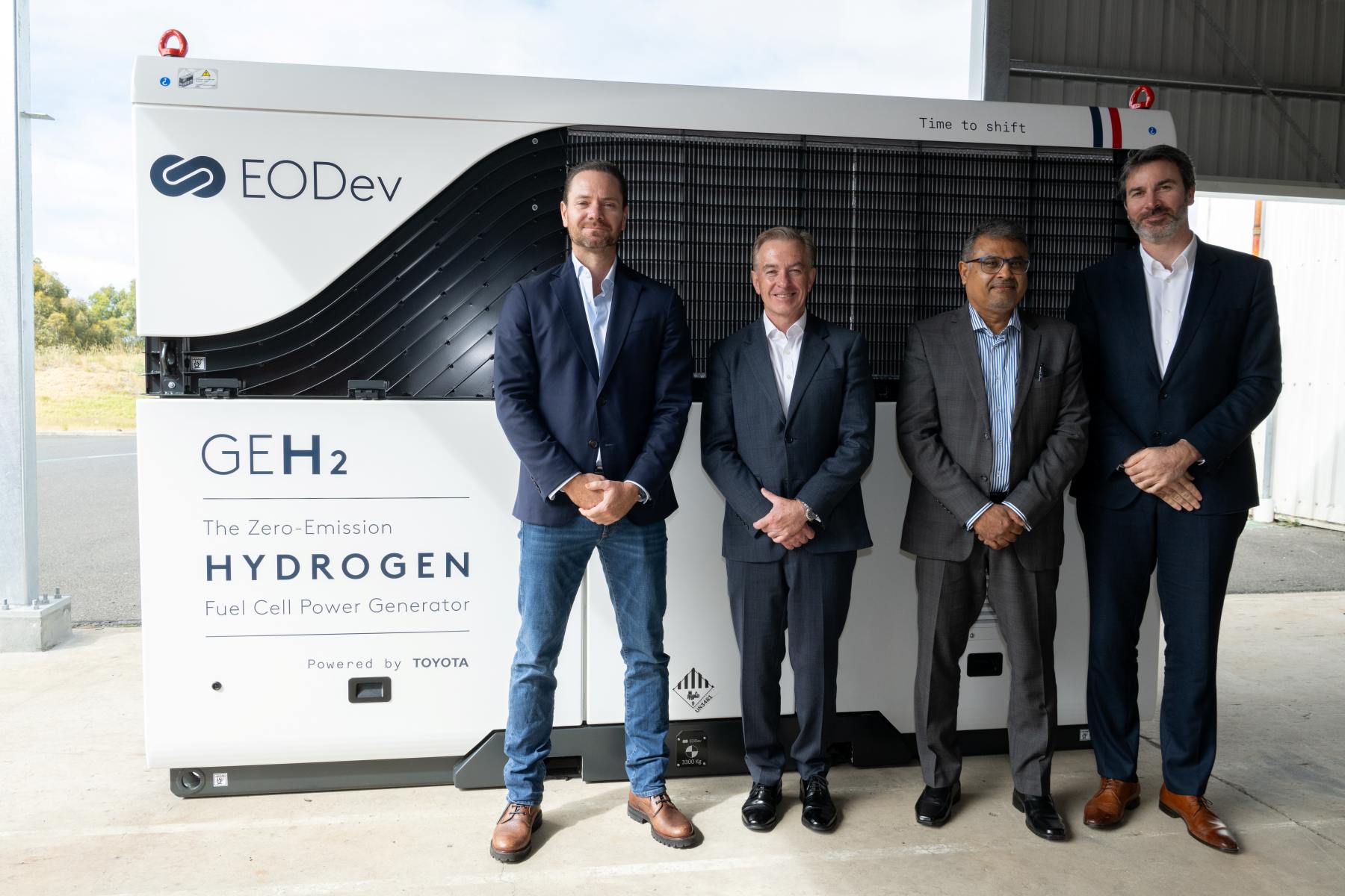 First EODev GEH2 ® hydrogen fuel cell stationary power generator ...